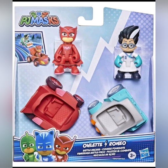 Hasbro | Toys | Brand New Pj Masks Owlette Romeo Battle Racers Toy Set ...